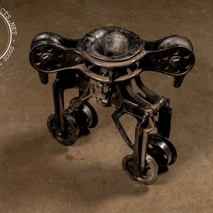 Antique Cast Iron Hay Trolley - Etsy