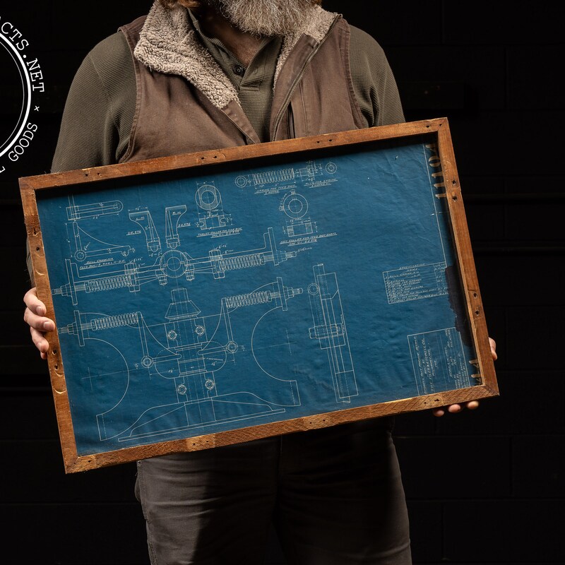 Antique Blueprint - Etsy