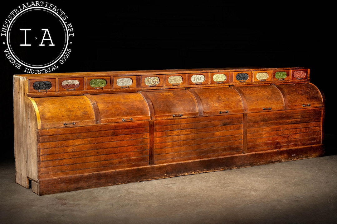 Early 20th Century Mercantile Rolltop Grain Counter - Etsy
