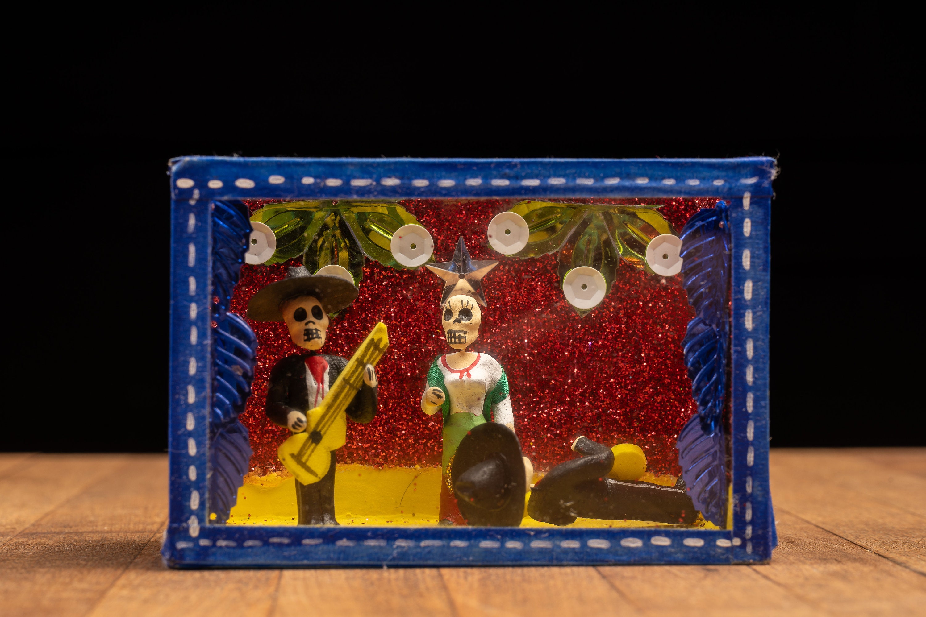 Vintage Miniature Mariachi Scene Diorama - Mexican Folk Art - Etsy