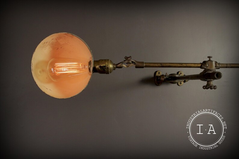 OC White Articulating Vintage Ball-joint Lamp - Etsy