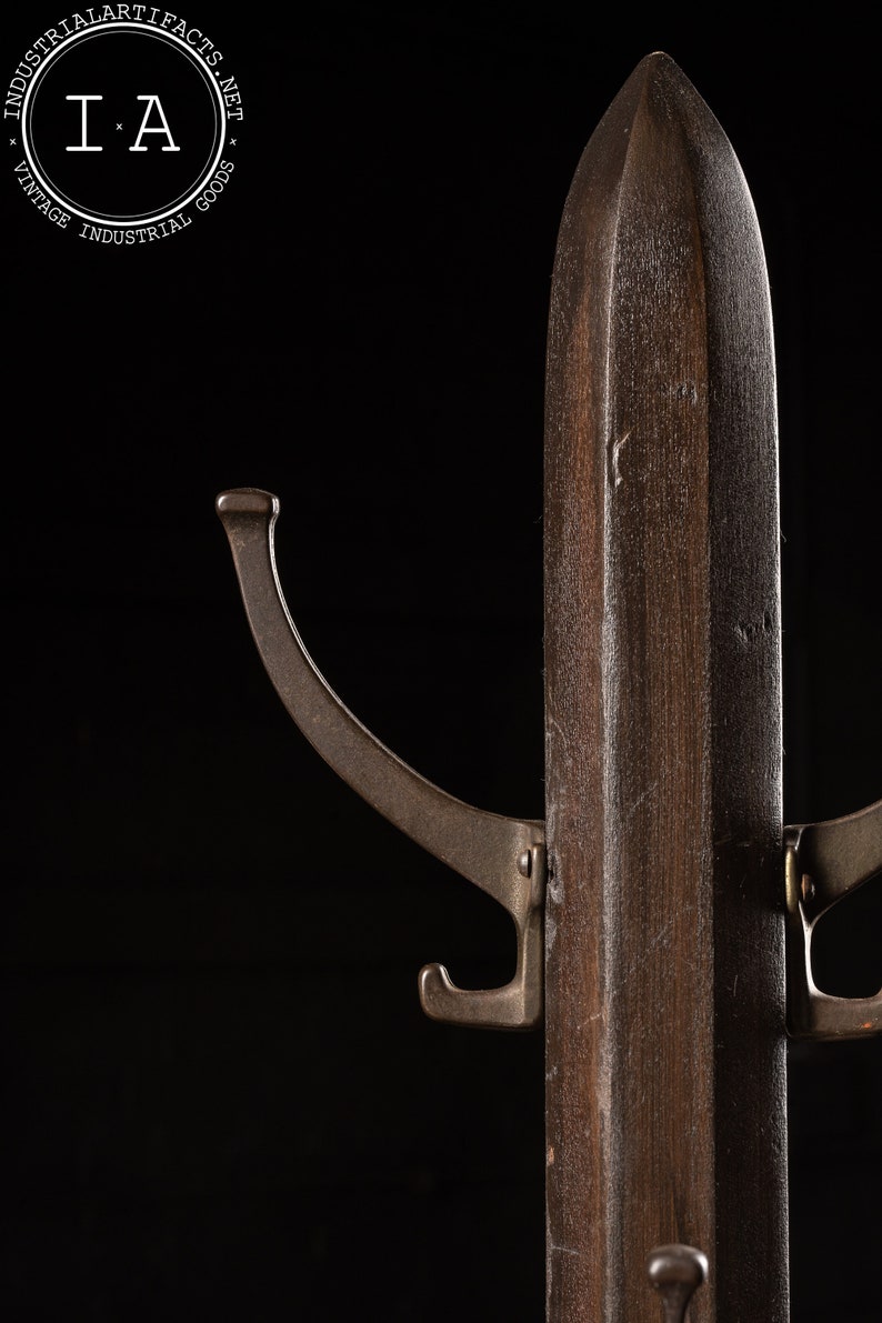 Vintage Mission Style Coat Tree - Etsy