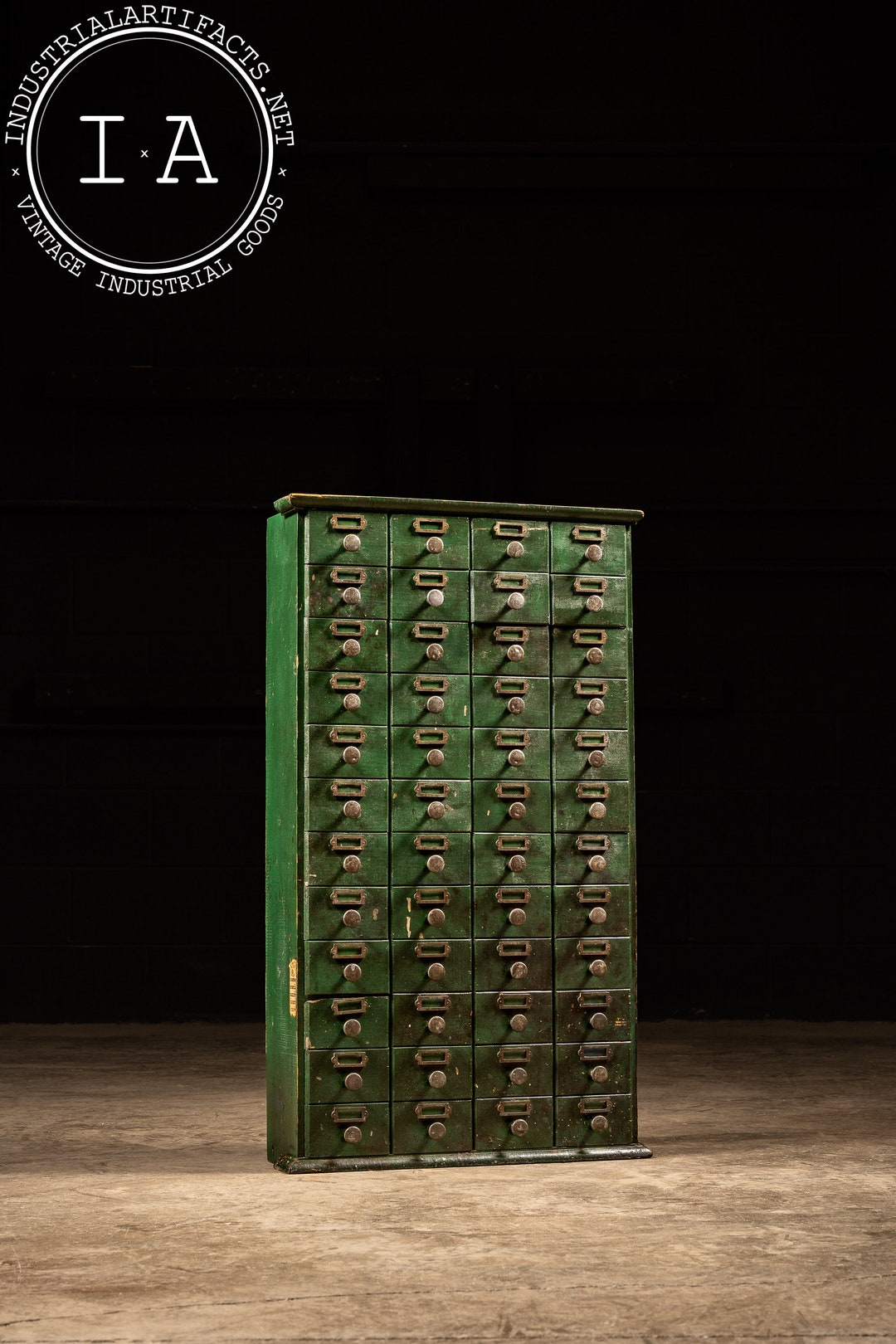 Antique Industrial 48-drawer Apothecary Cabinet - Etsy