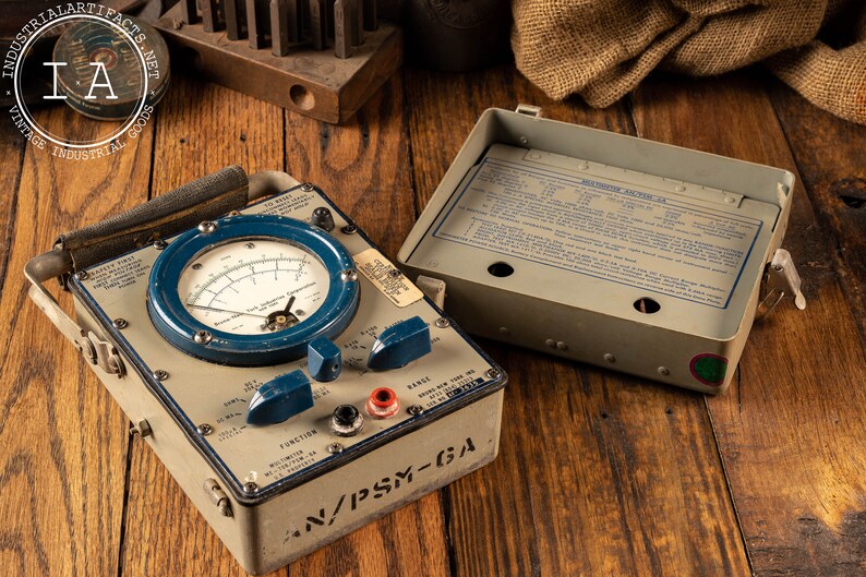Vintage Industrial Analog Multimeter - Etsy