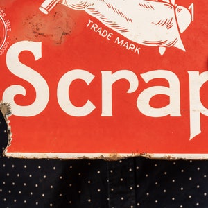 Antique SSP Honest Scrap Tobacco Advertising Sign - Etsy