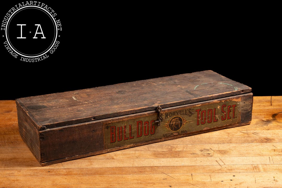 Early 20th Century Norvell's Bull Dog Tool Set Case - Etsy