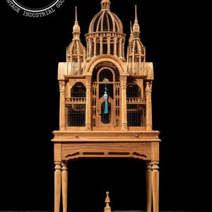 Antique Sacré-cœur Basilica Bird Cage on Table - Etsy