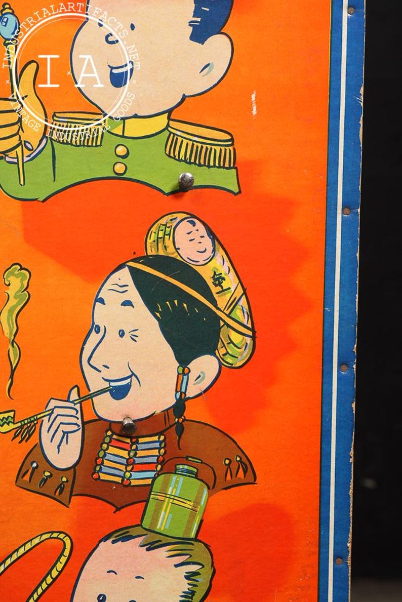 Vintage "the Lids Off!" Game Board by American Toy Works - Etsy