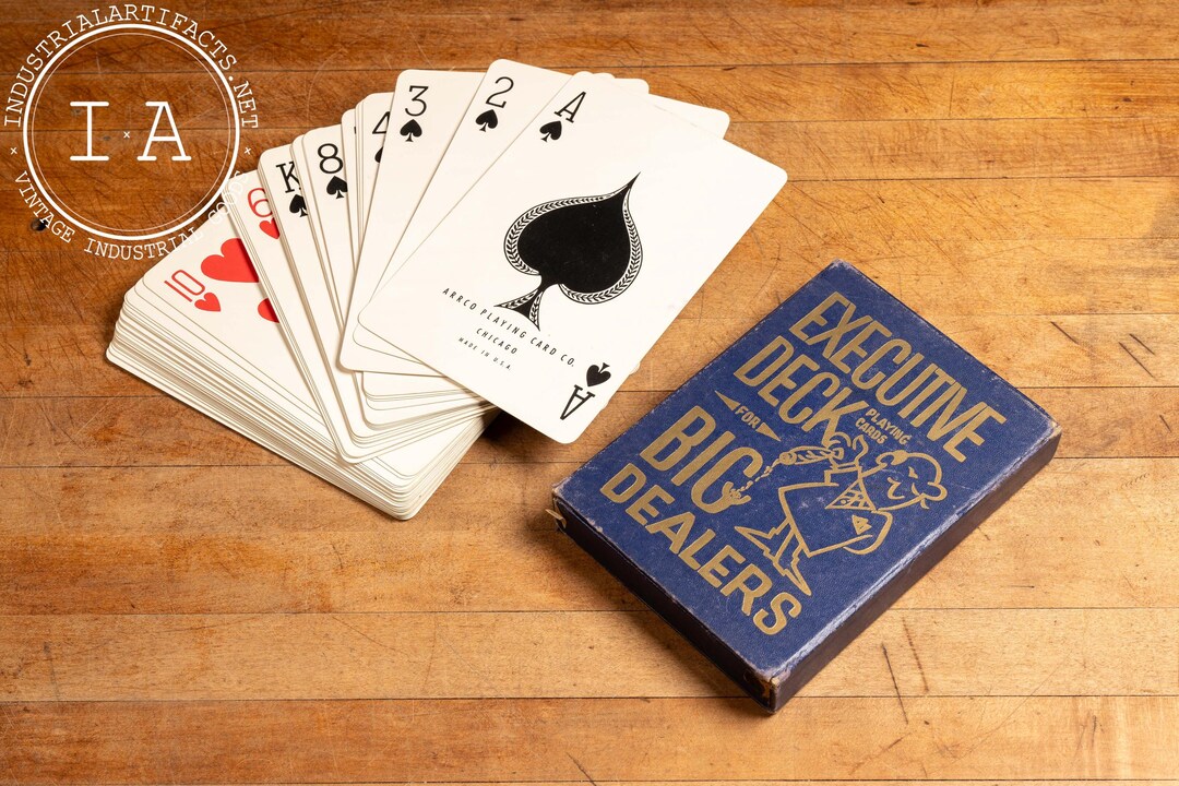 Vintage Executive Deck Jumbo Playing Cards - Etsy