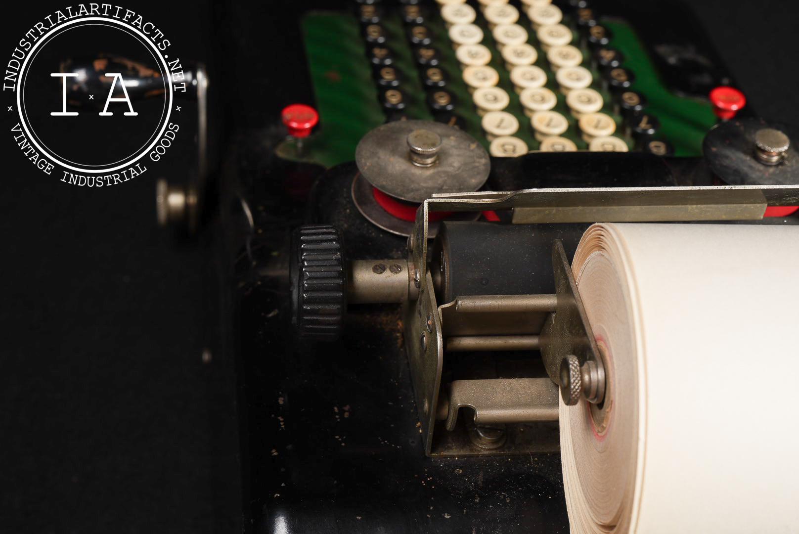 Vintage Mechanical Adding Machine With Paper Roll by Victor - Etsy
