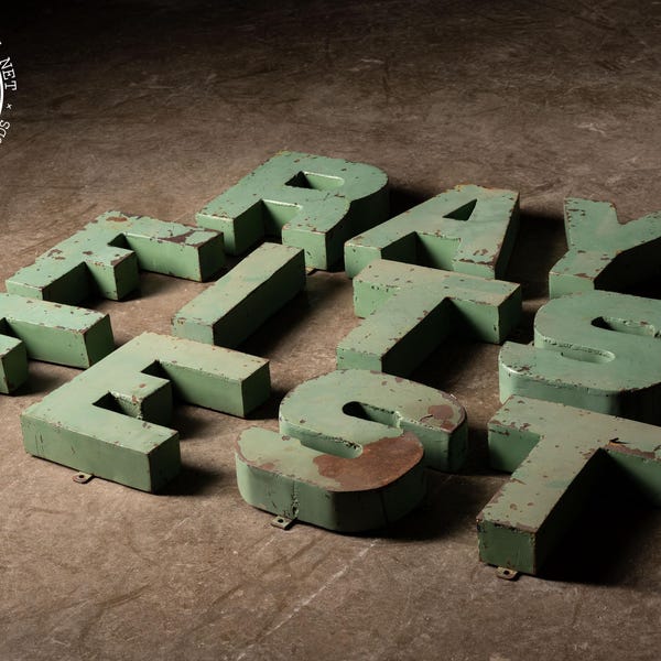 Vintage Wall Letters - Etsy