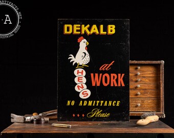 Dekalb Vintage Sign - Etsy