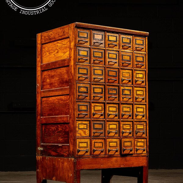 Card Catalog Cabinet - Etsy