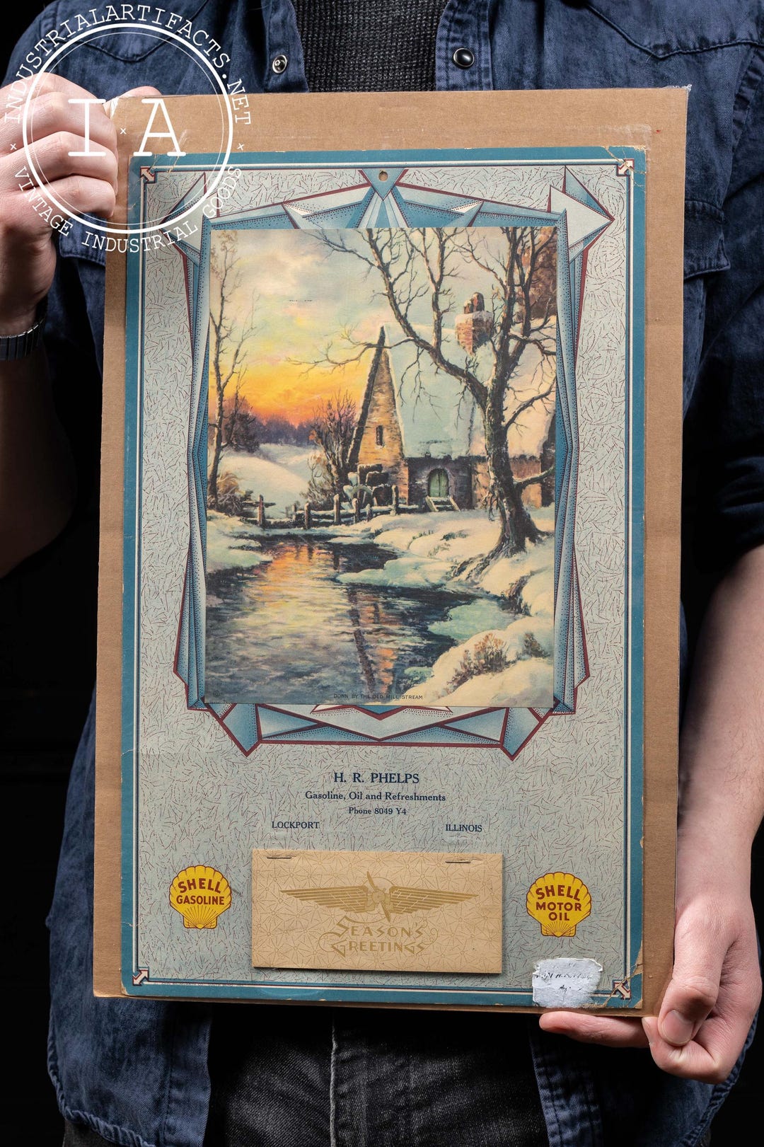 Original Shell Gasoline Advertising Calendar - Etsy