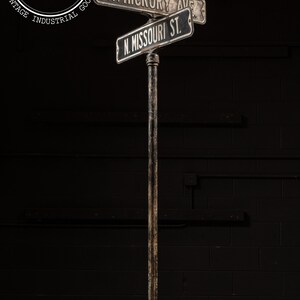 Vintage Hickory / Missouri Cross Street Sign - Etsy