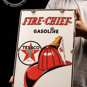 Vintage SSP Texaco Fire Chief Service Station Sign - Etsy