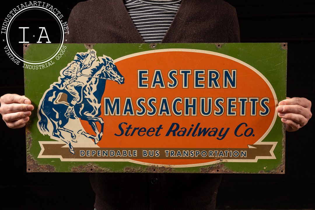 Vintage Painted Metal Railway Advertising Sign - Etsy