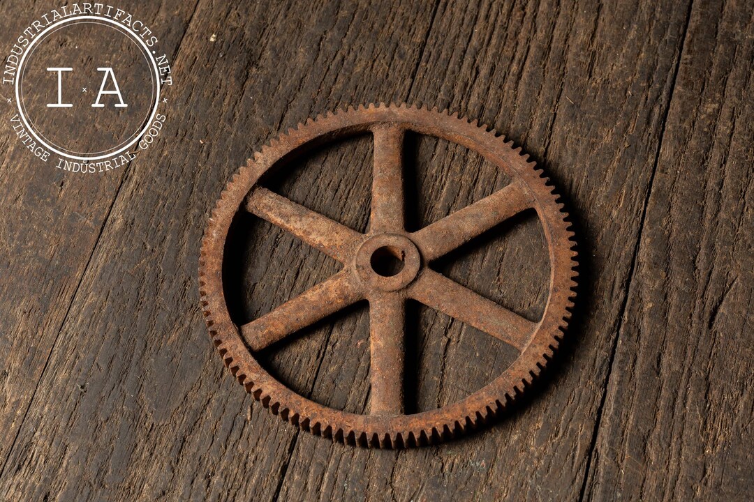 Antique 6-spoke Industrial Cog or Gear - Etsy