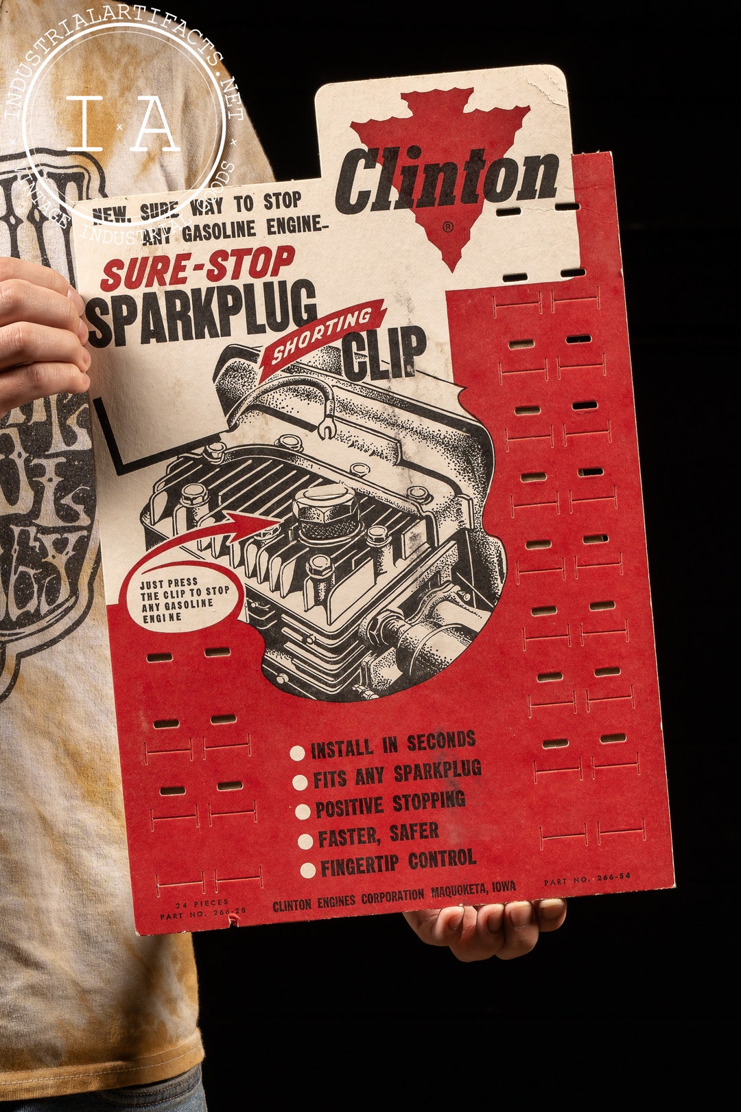 Vintage Cardboard Point-of-sale Spark Plug Display - Etsy