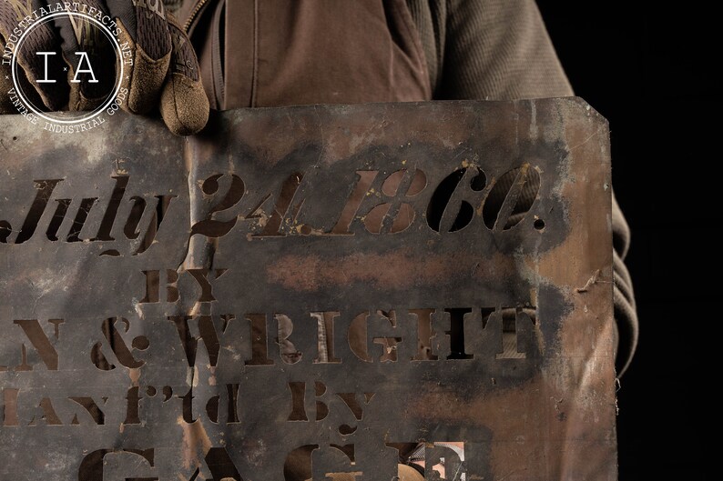 C. 1860 Stencil Set by A. Gage in Somonauk, Illinois - Etsy