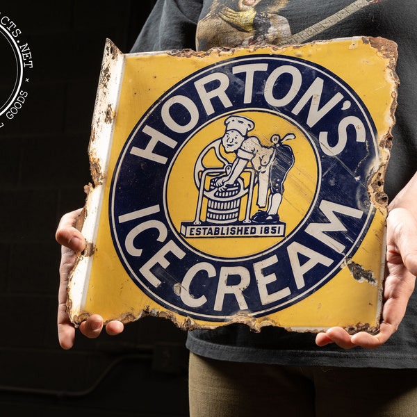 Antique Ice Sign - Etsy