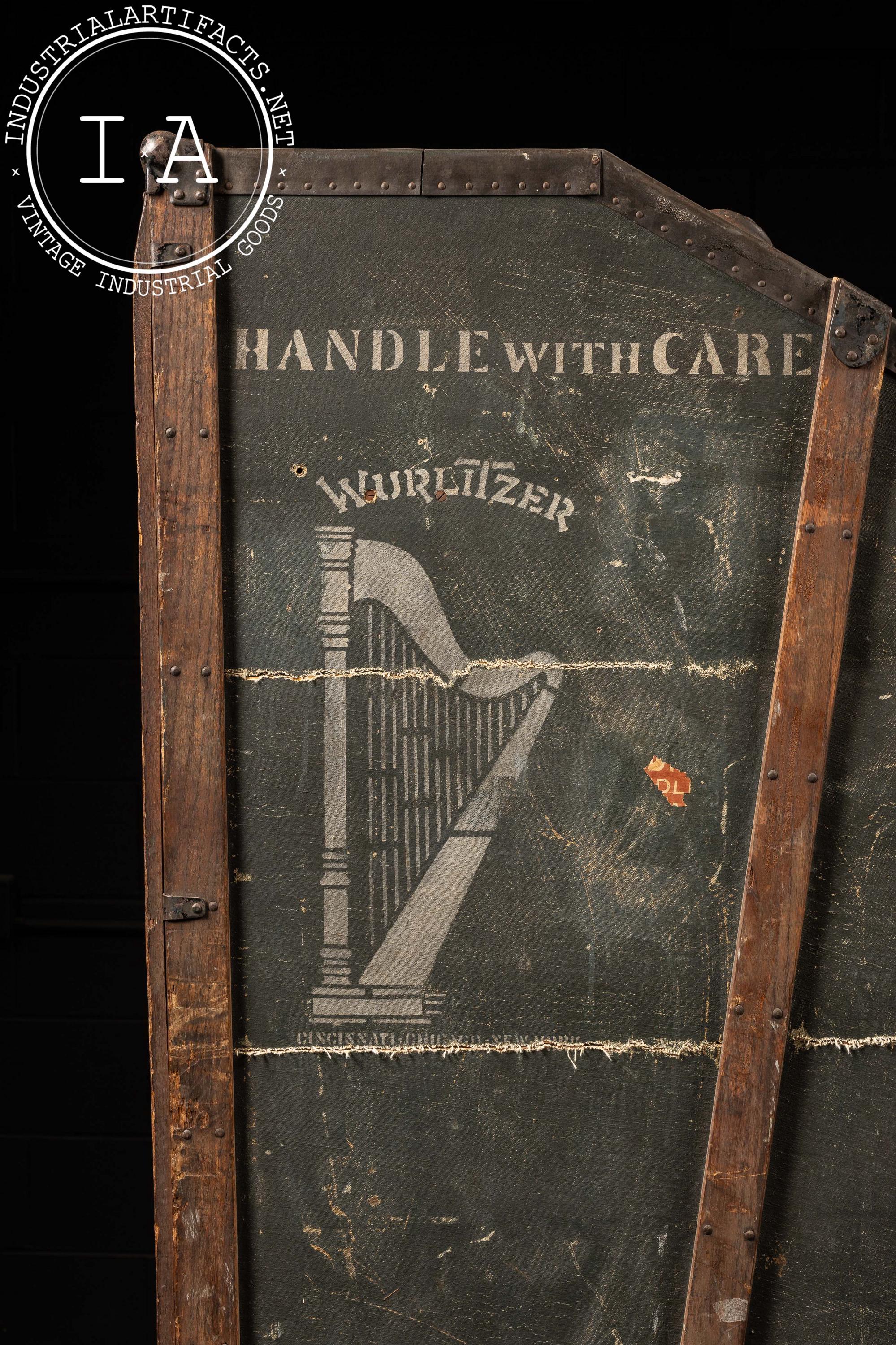Antique Wurlitzer Pedal Harp Case - Etsy
