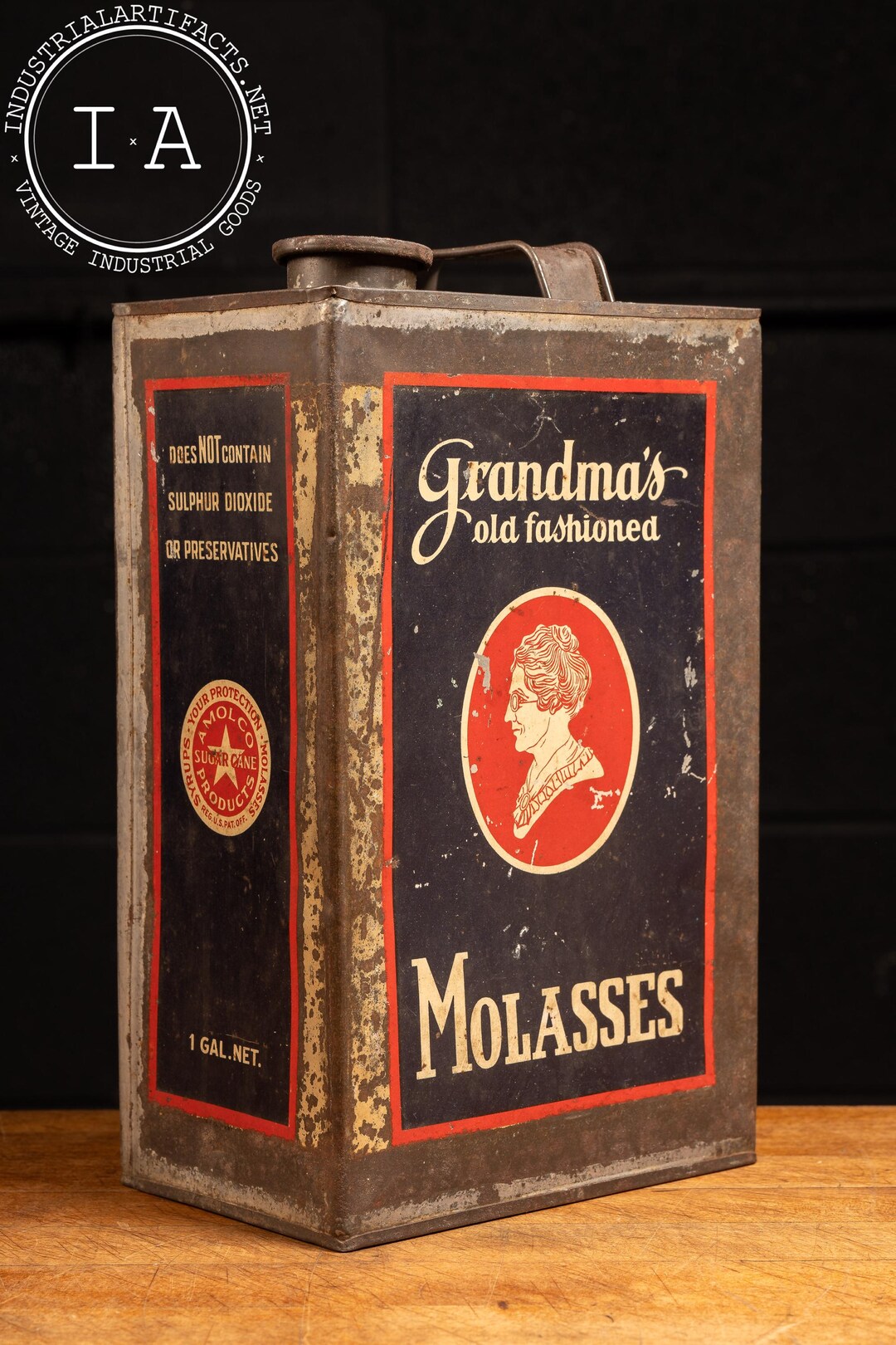 Grandmas Old Fashioned Molasses Tin - Etsy