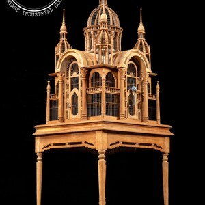 Antique Sacré-cœur Basilica Bird Cage on Table - Etsy