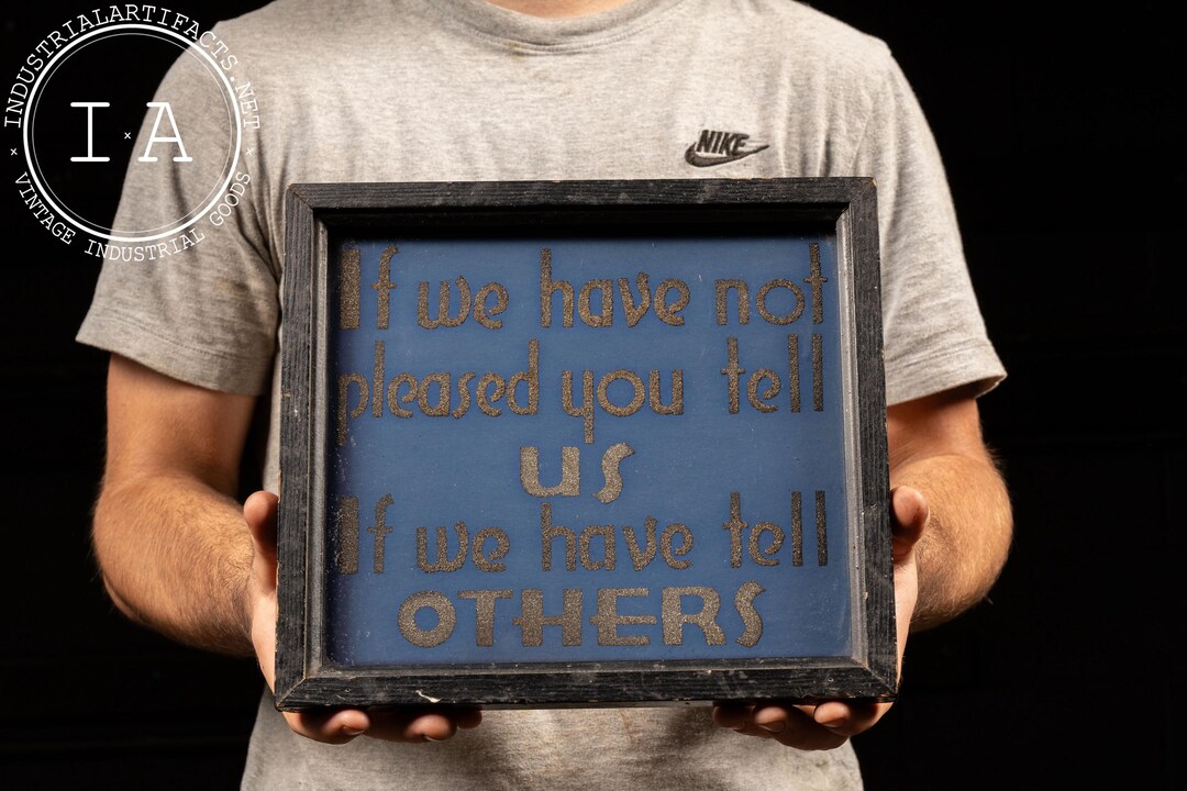 Antique Framed Smaltz Store Counter Sign - Etsy