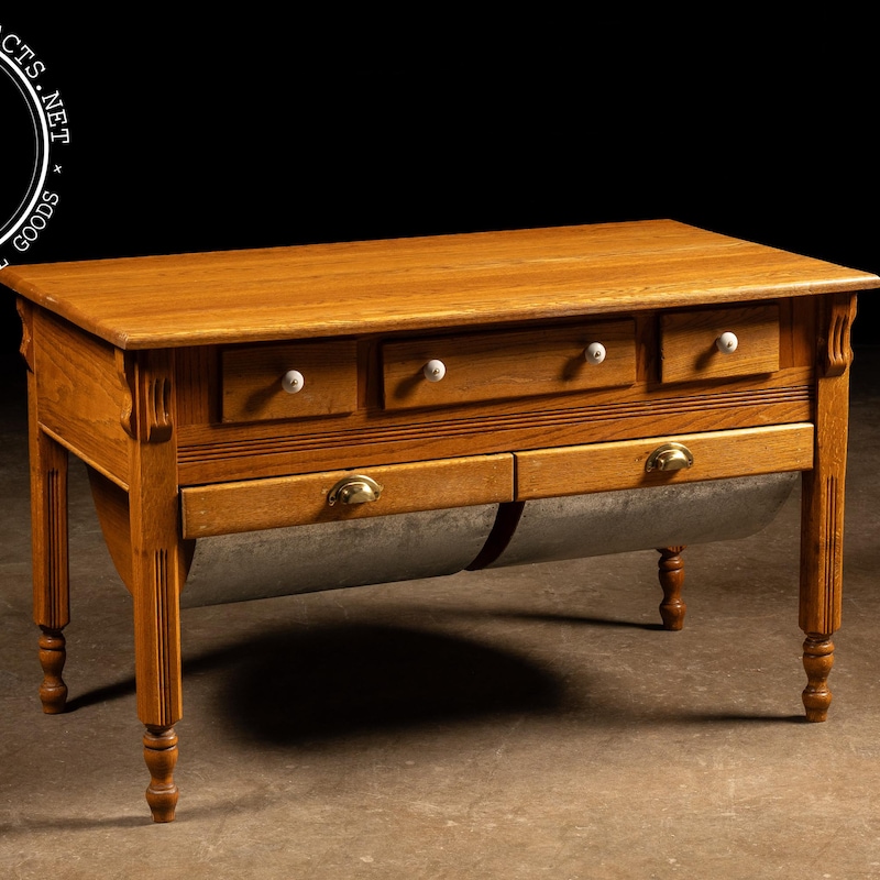 Antique Bakers Table - Etsy