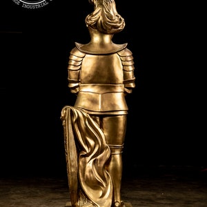 Vintage Golden Suit of Armor Statue - Etsy