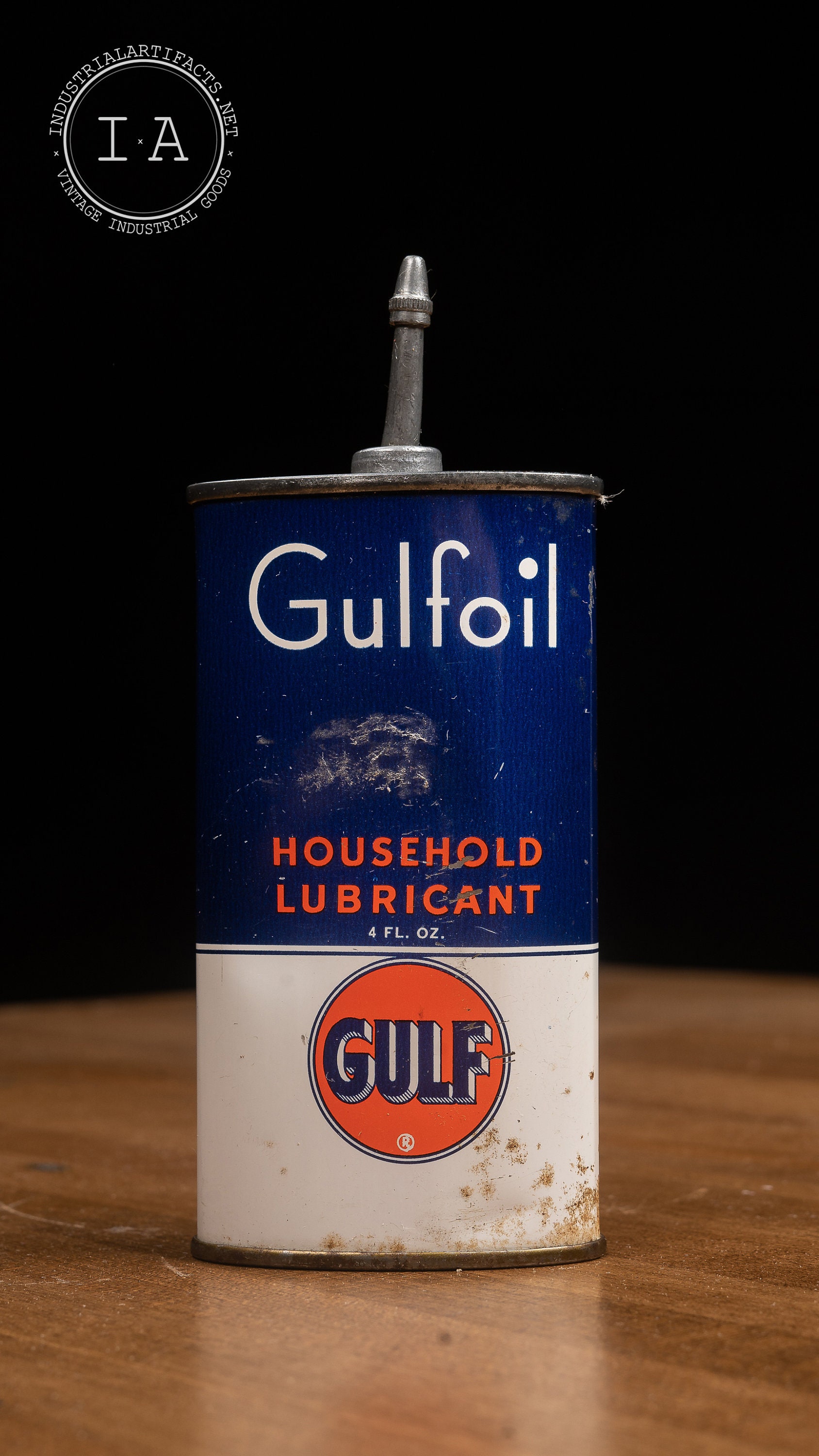 Old Gulf Oil Cans