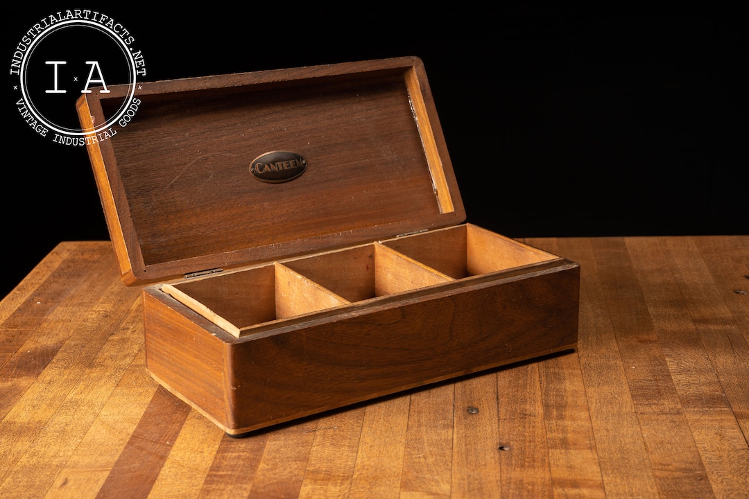 Vintage Wooden Cigar Box - Etsy