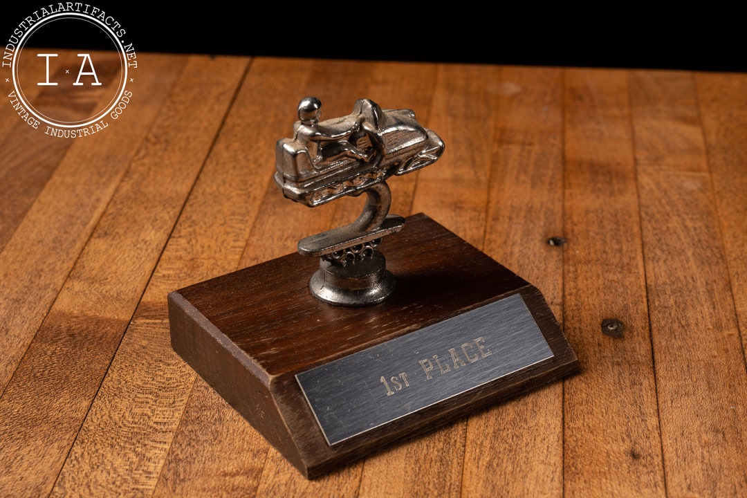 Vintage First Place Racing Trophy - Etsy