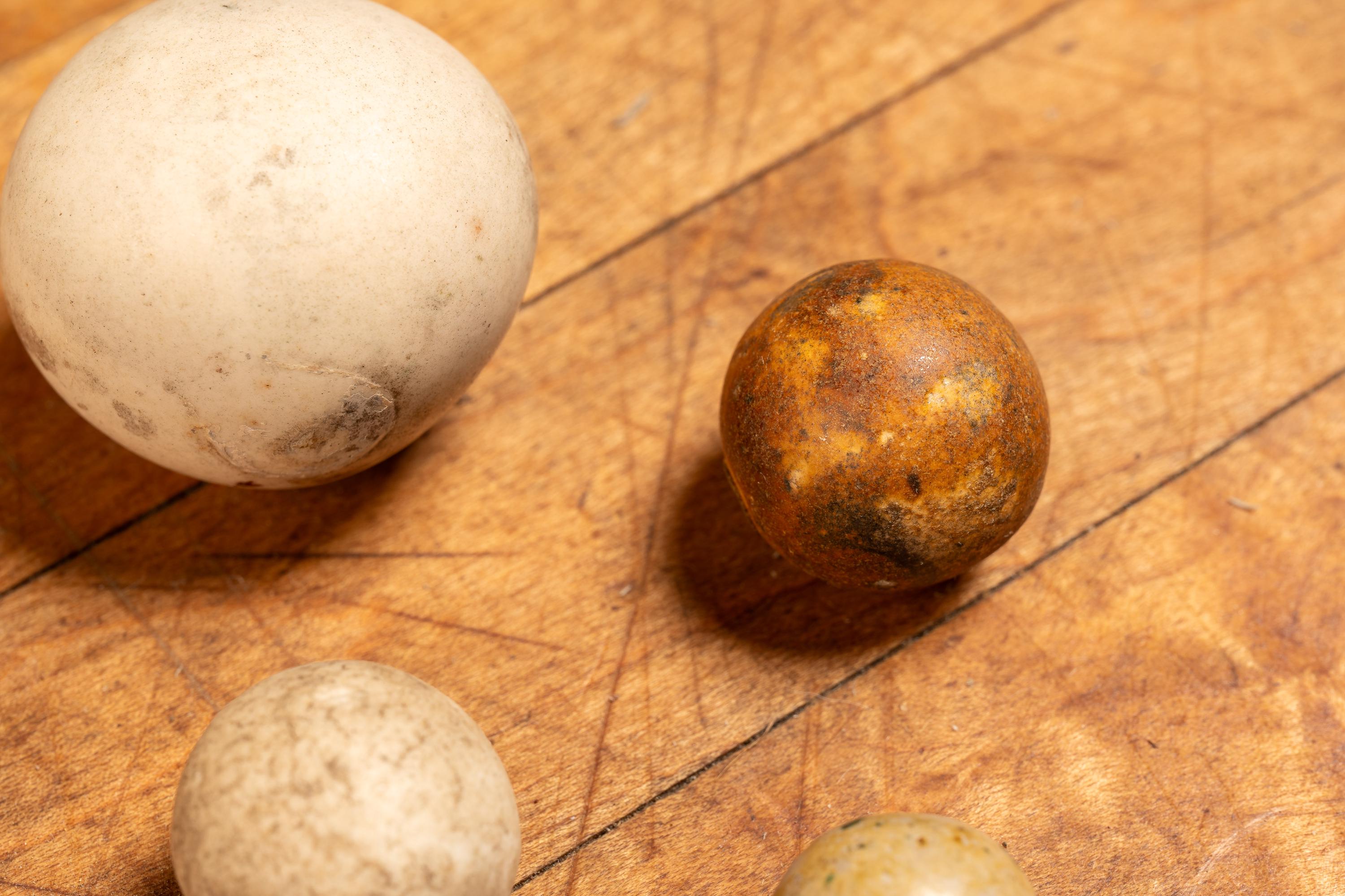 Antique Set of Handmade Clay Marbles - Etsy