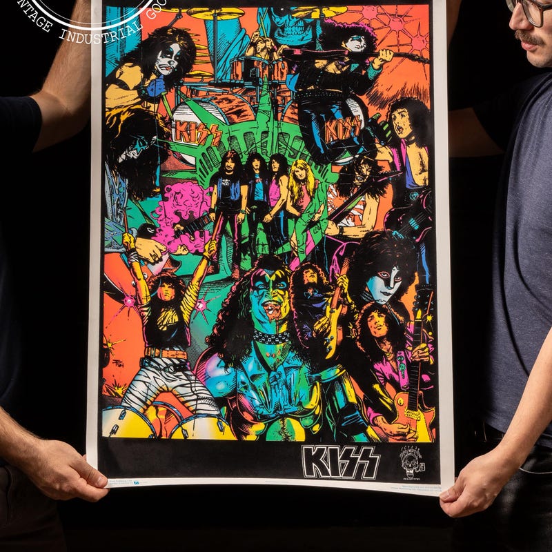 Black Light Poster Vintage - Etsy