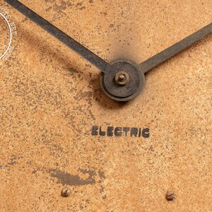 Antique Electric Wall Clock - Etsy