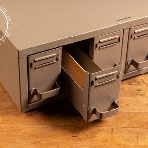 Vintage Steel Microscope Slide Storage Cabinet - Etsy