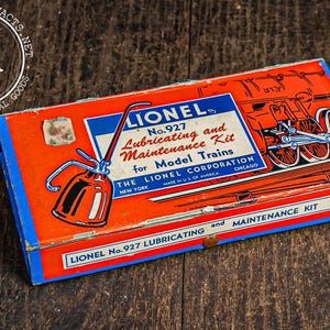 Lionel No. 927 Lubricating and Maintenance Kit for Model Trains - Etsy