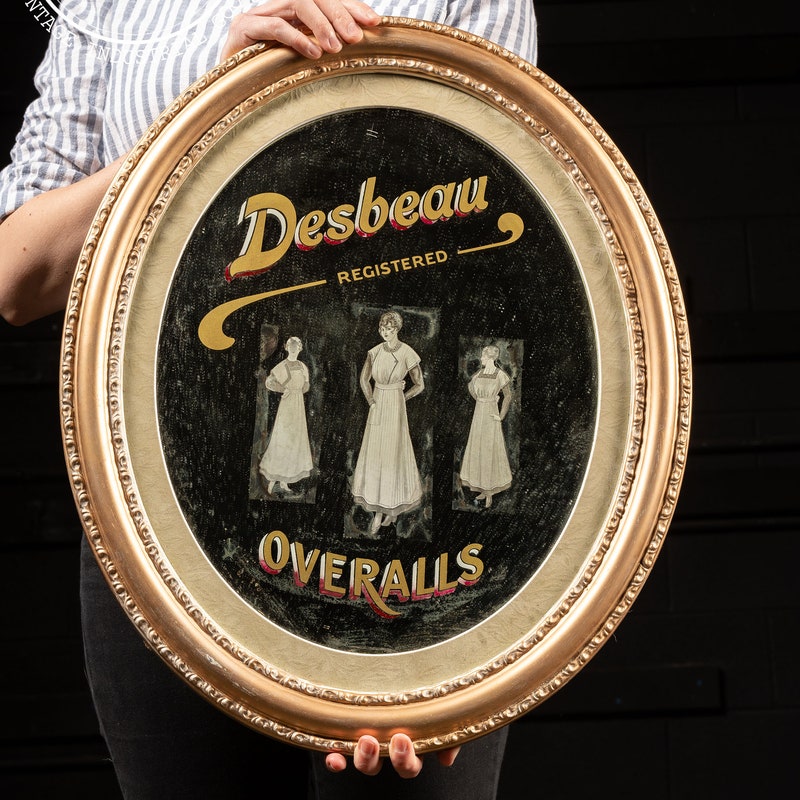 Antique Advertising Mirror - Etsy