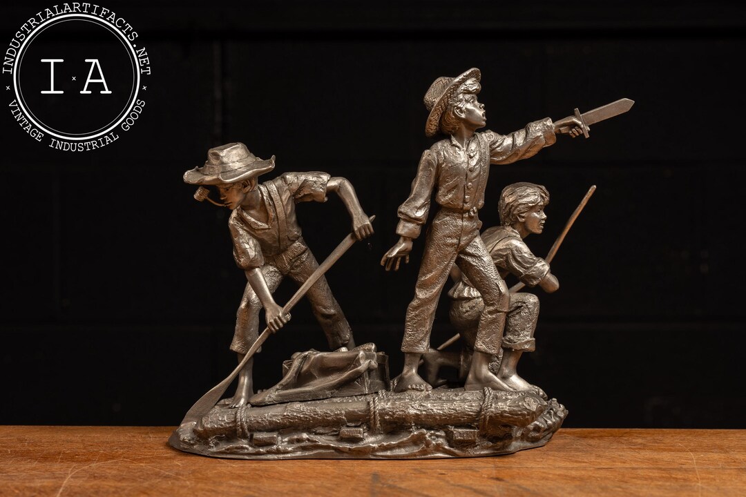 The Pirates | Tom Sawyer Pewter Statue by Franklin Mint - Etsy