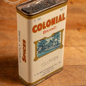 Colonial Brand Cloves Tin - Etsy