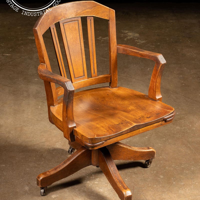Bankers Chair - Etsy