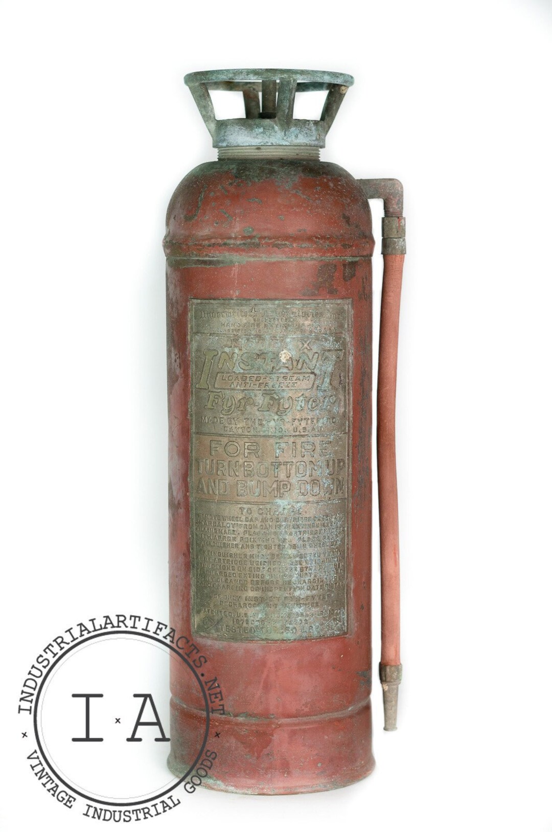 Antique Model X "fyr-fyter" Fire Extinguisher - Etsy