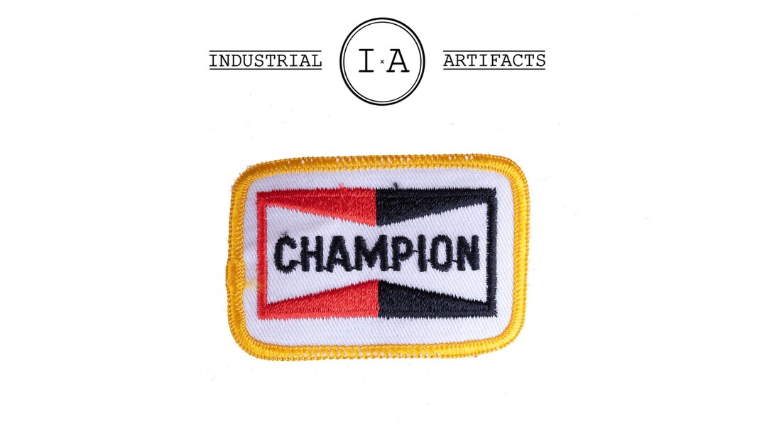 Vintage Iron on Champion Patch - Etsy