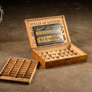 Mid 19th Century Adjustable Stencil Kit - Etsy