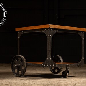 Contemporary Industrial Style Steel Side Table - Etsy