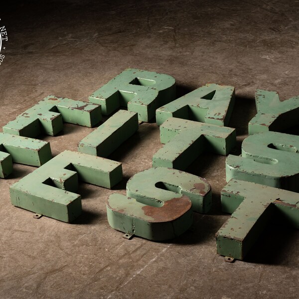 Vintage Sign Letters - Etsy
