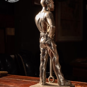 C. 1966 Aluminum Armco Iron Man Statue - Etsy