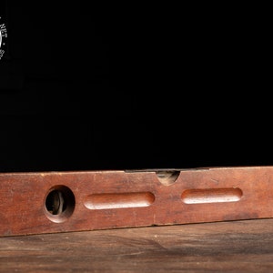 Vintage Industrial Wooden Shop Level by Goodell Pratt - Etsy